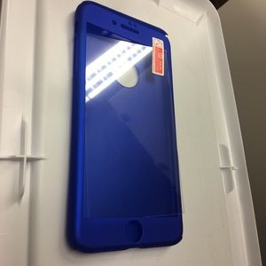Accessories | Iphone 8 Plus Fashion 36 Full Cover Case Blue | Poshmark